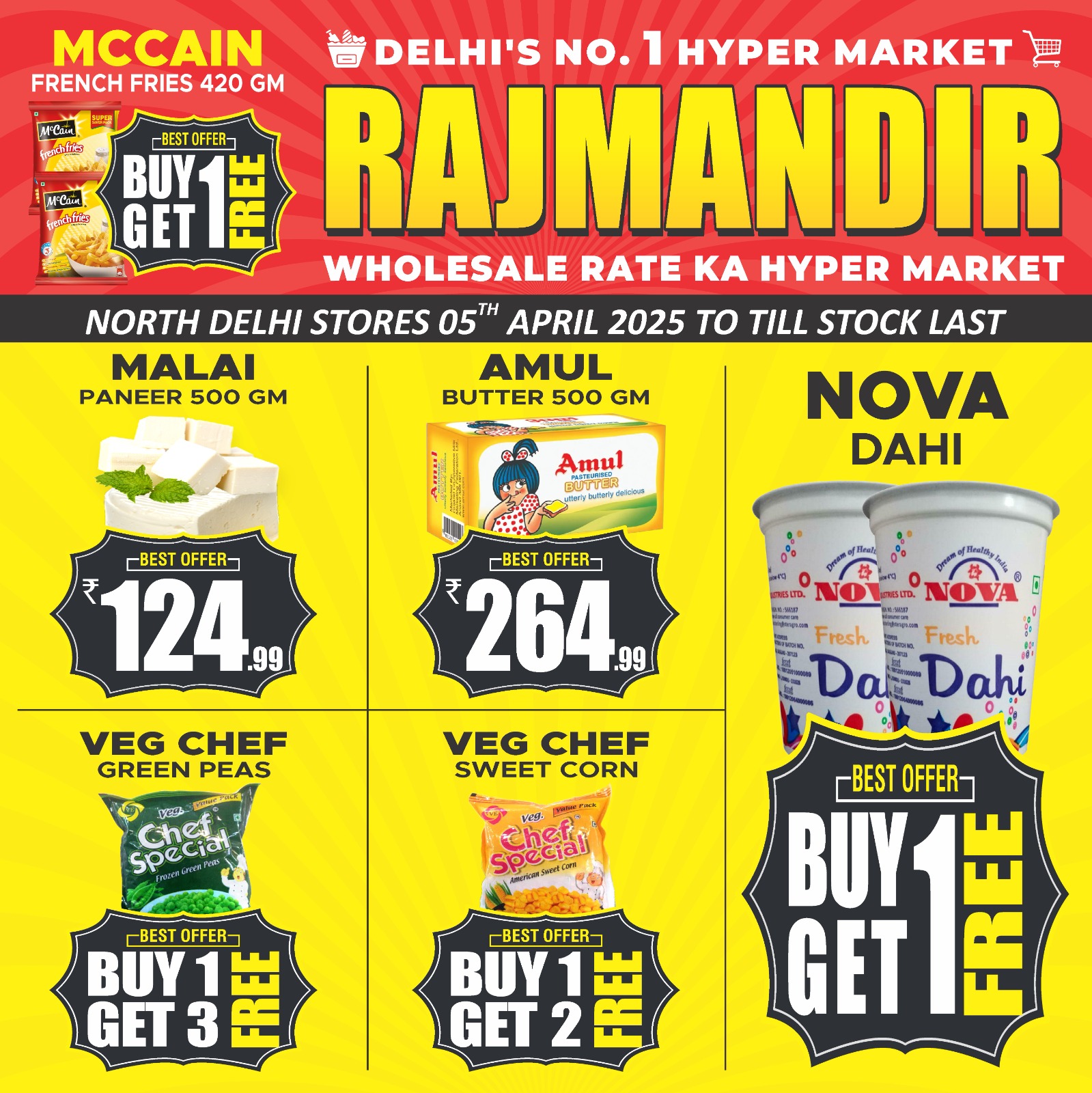raj mandir hypermarket Rohini | North Delhi