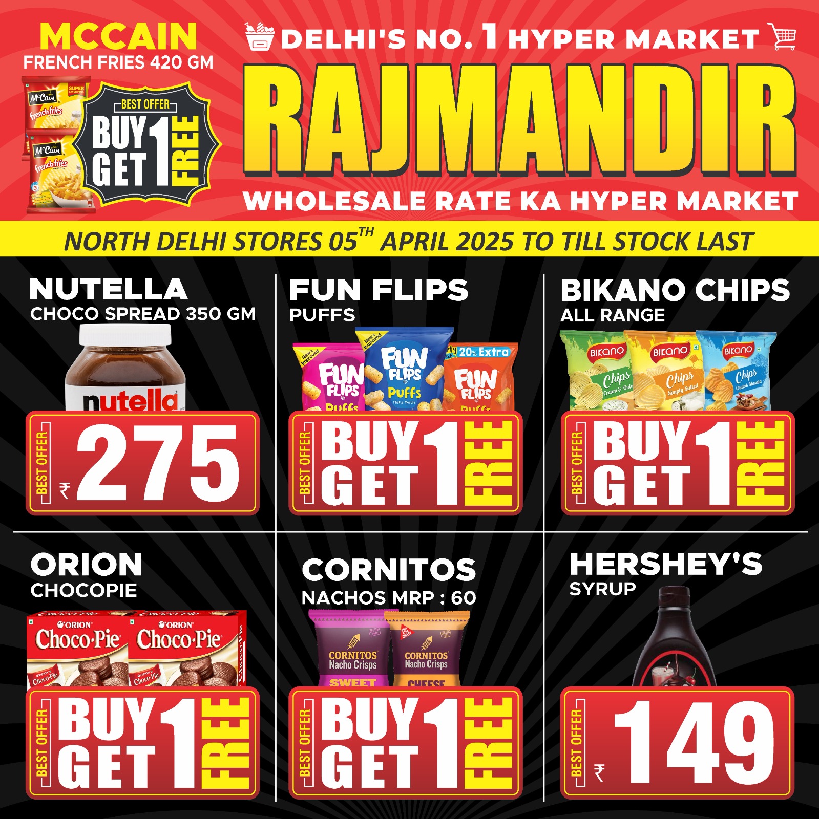 raj mandir hypermarket Rohini | North Delhi