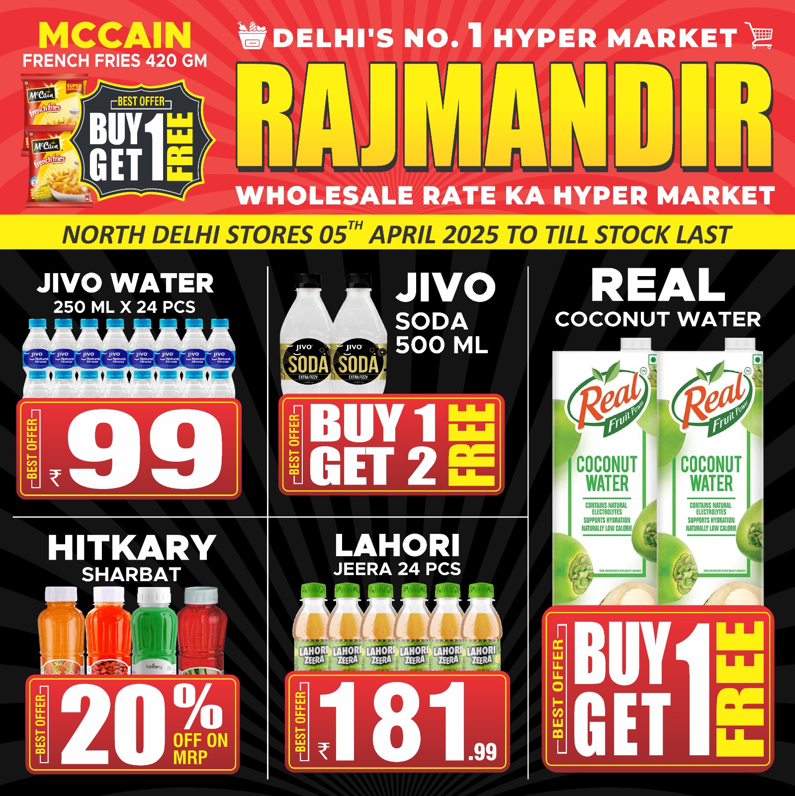 raj mandir hypermarket Rohini | North Delhi