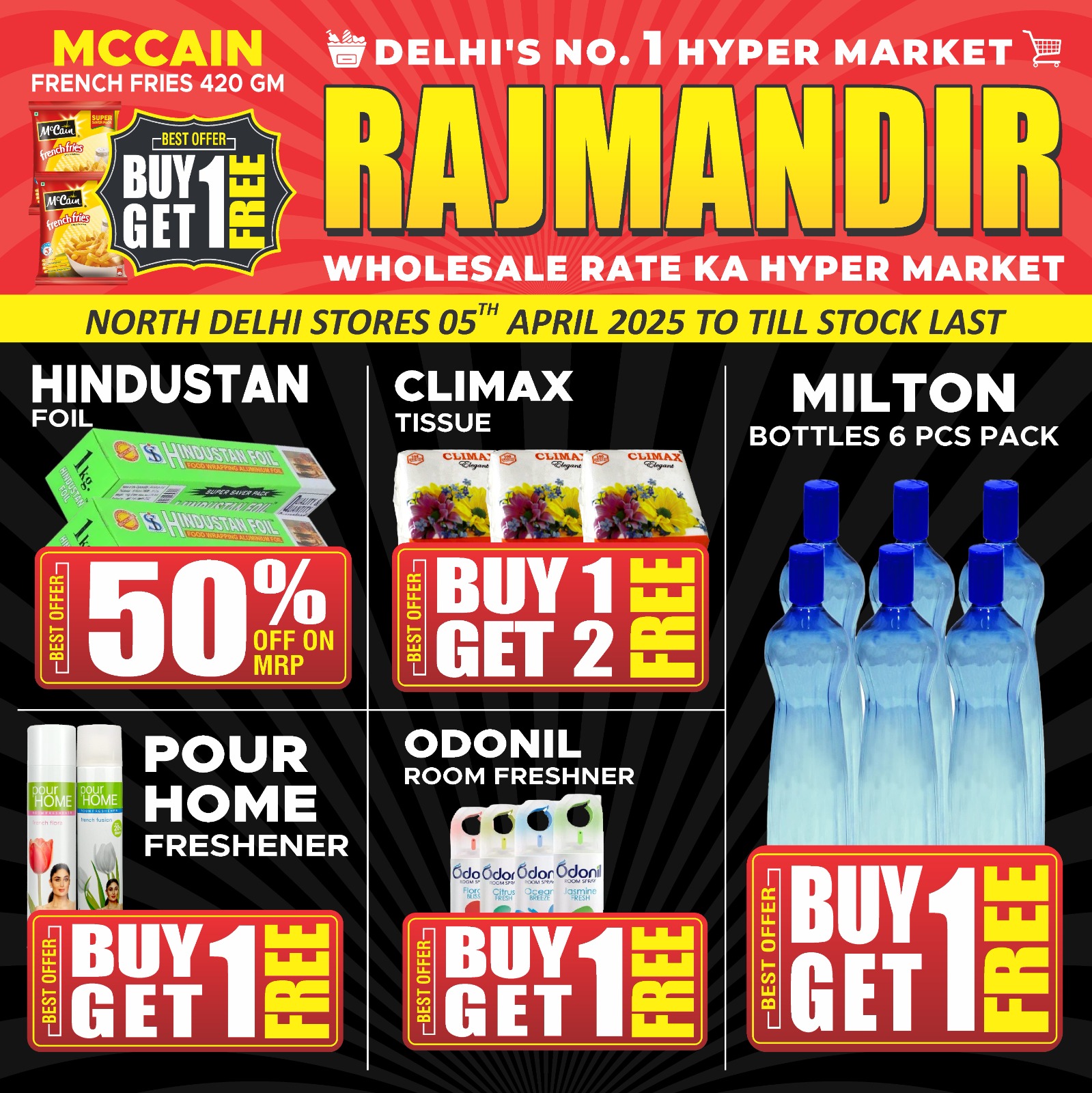 raj mandir hypermarket Rohini | North Delhi