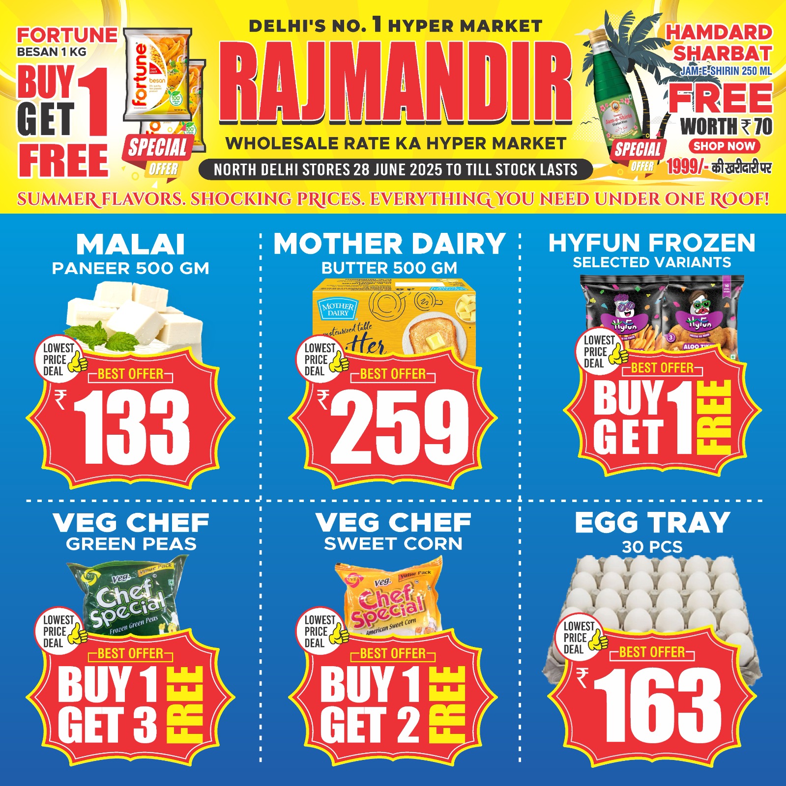 raj mandir hypermarket Rohini | North Delhi