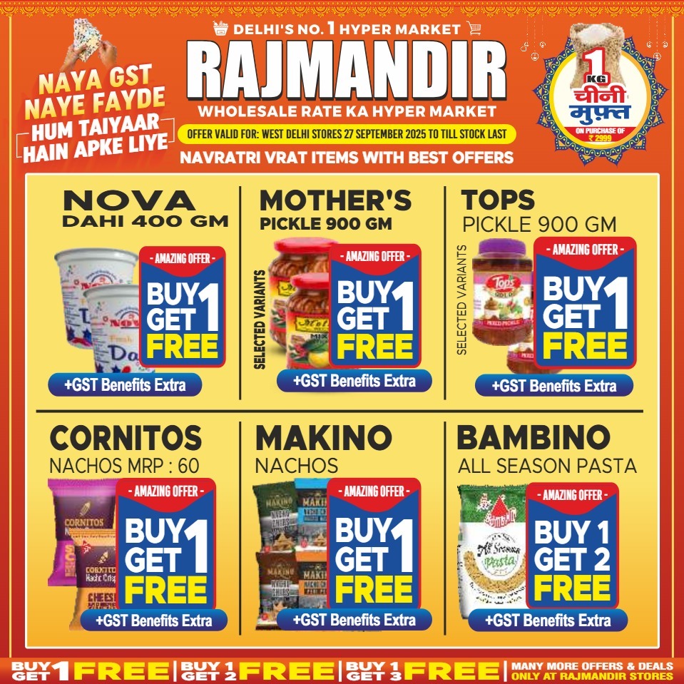 West Delhi update - Rajmandir Hypermarket